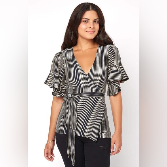 Free People | Tops | Free People Wrapped Around My Finger Wrap Top ...